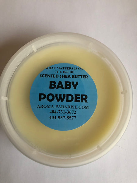 BABY POWDER SCENTED SHEA BUTTER – Aroma Paradise